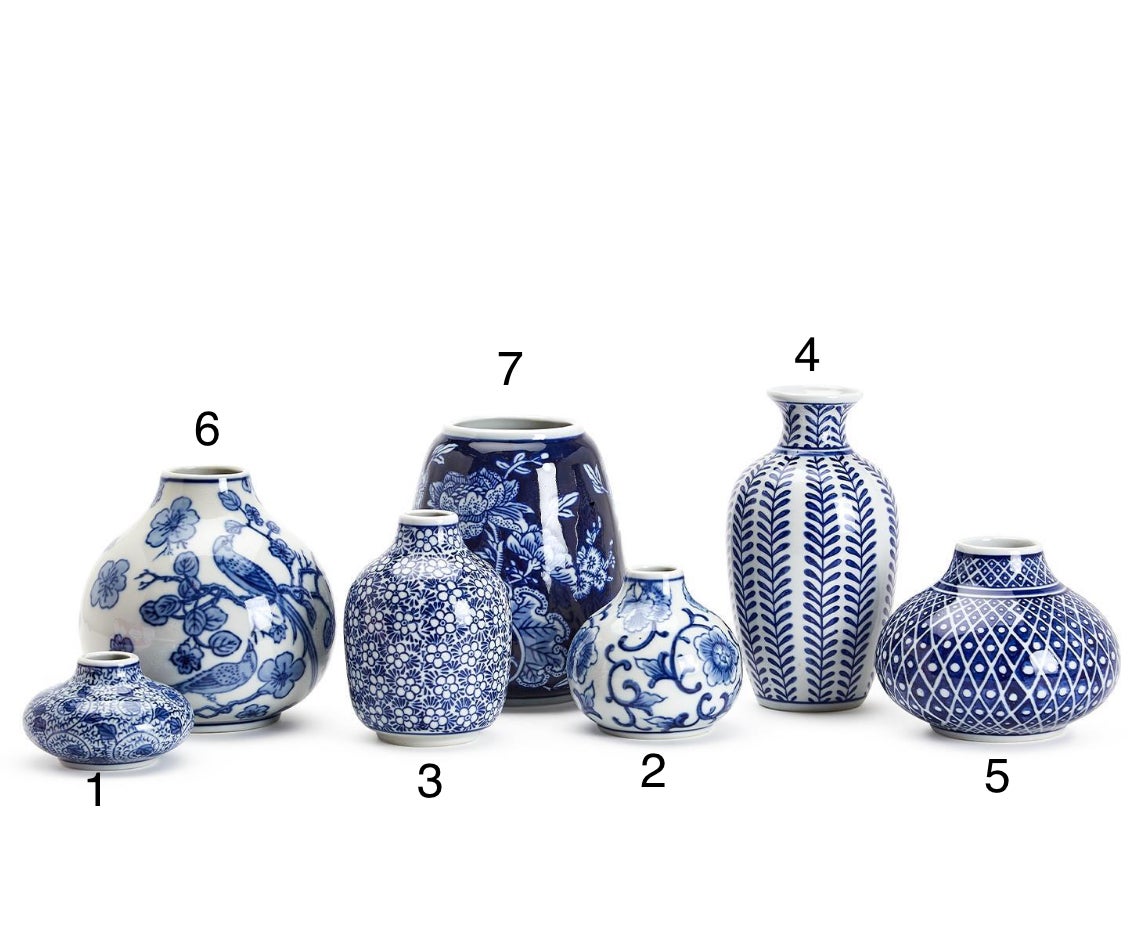 Blue & White CHINOISERIE VASE #1 | Southern Traditions